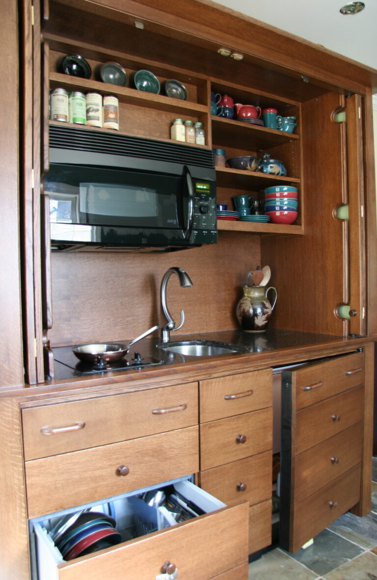 Amazing Mini-Kitchen Armoires | YesterTec Kitchen Works